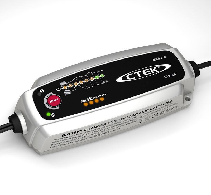 CTEK MXS5.0 12v Leisure Battery Charger for Campervans and Motorhomes ...