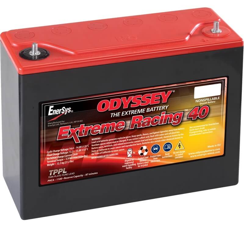 Odyssey ODS-AGM40E PC1100 Extreme Racing 40 Battery | MDS Battery