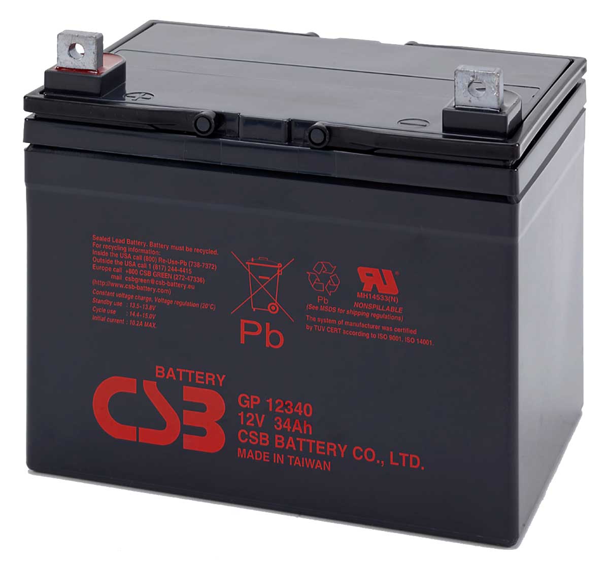 GP12340 CSB Battery LC-LA1233P LC-R1233P | MDS Battery