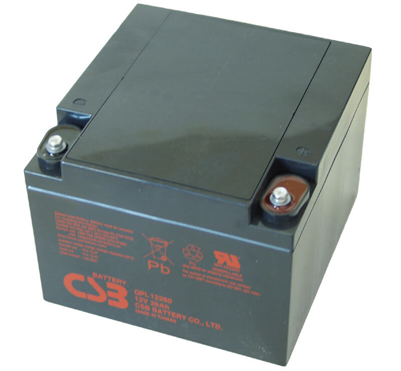 CSB GPL12260 12V 26AH Long Life Battery | MDS Battery