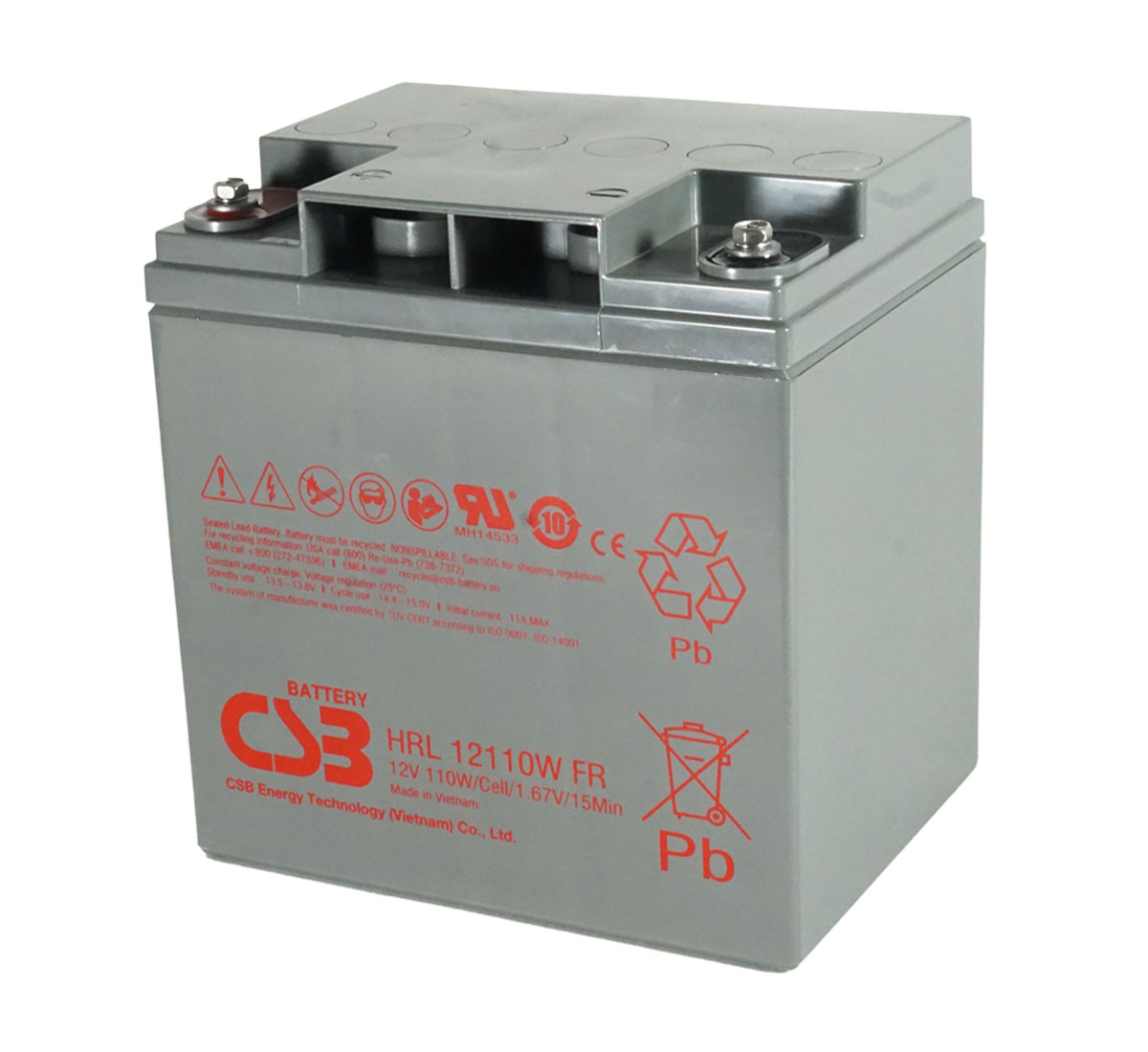 CSB HRL12110 12V 110WH SLA Battery | MDS Battery