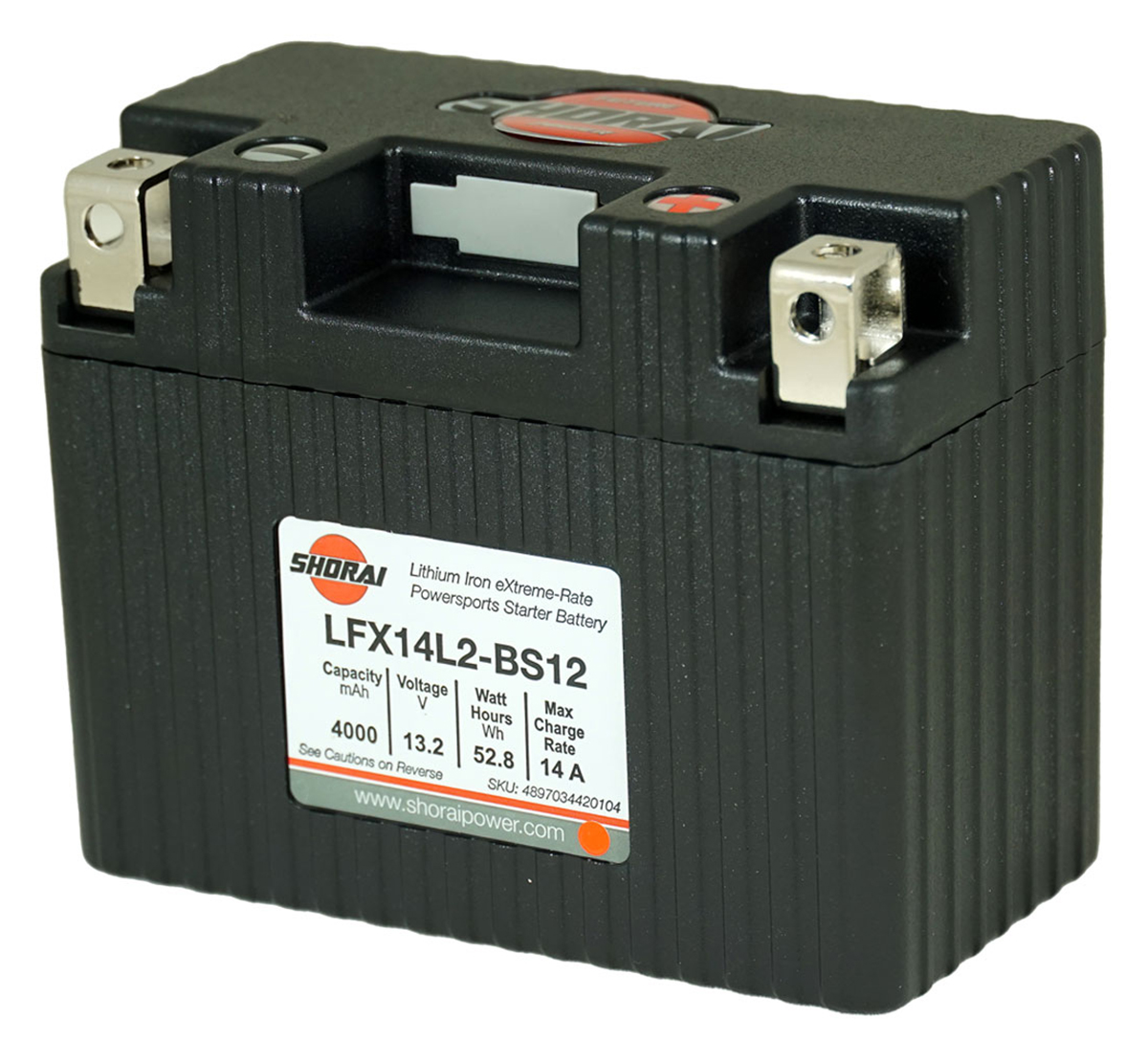 Shorai LFX14L2-BS12 12V Lithium Motorcycle Battery Inc Free Delivery | MDS Battery