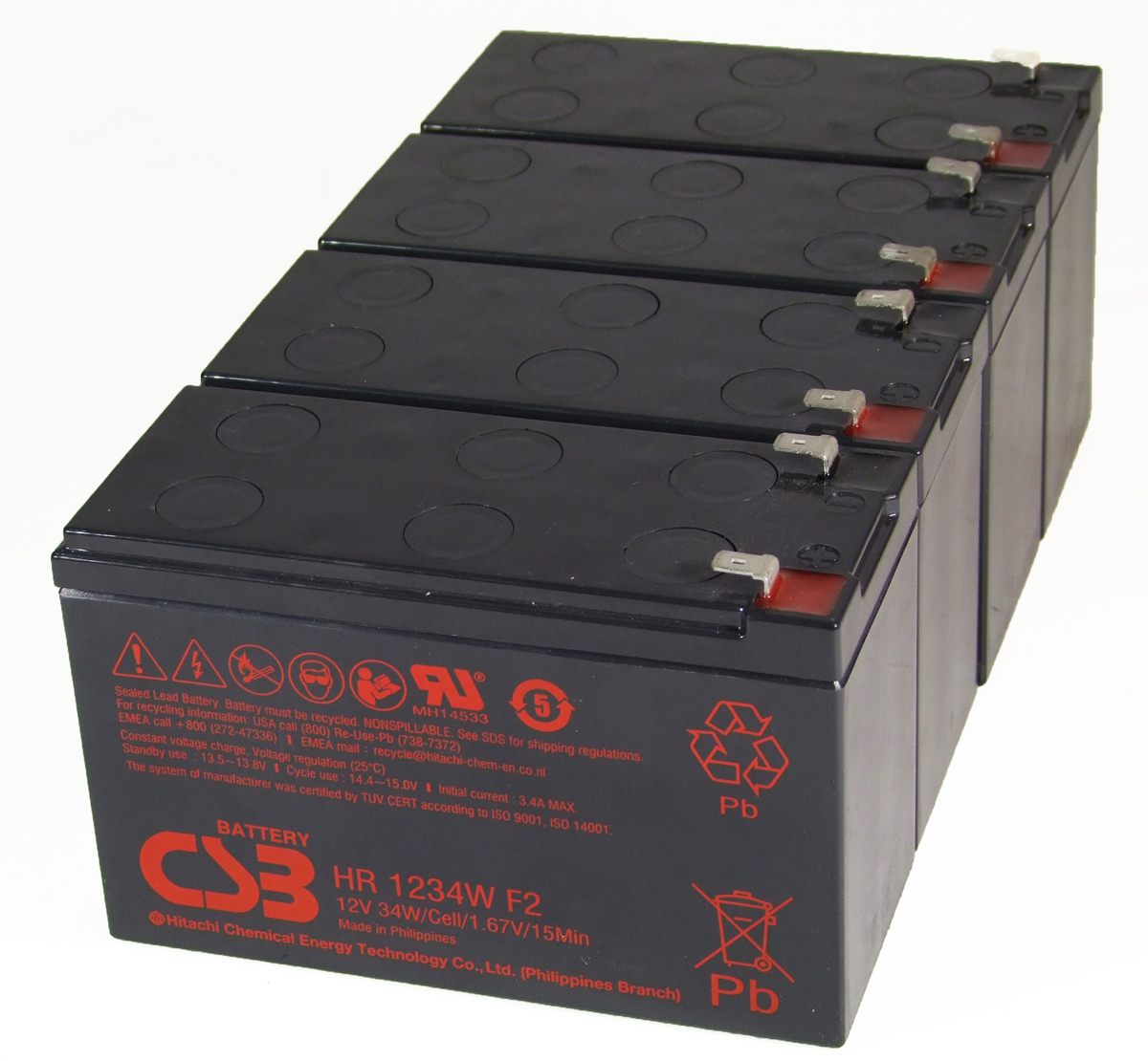 RBC115 Compatible Replacement APC UPS Battery Kit | MDS Battery