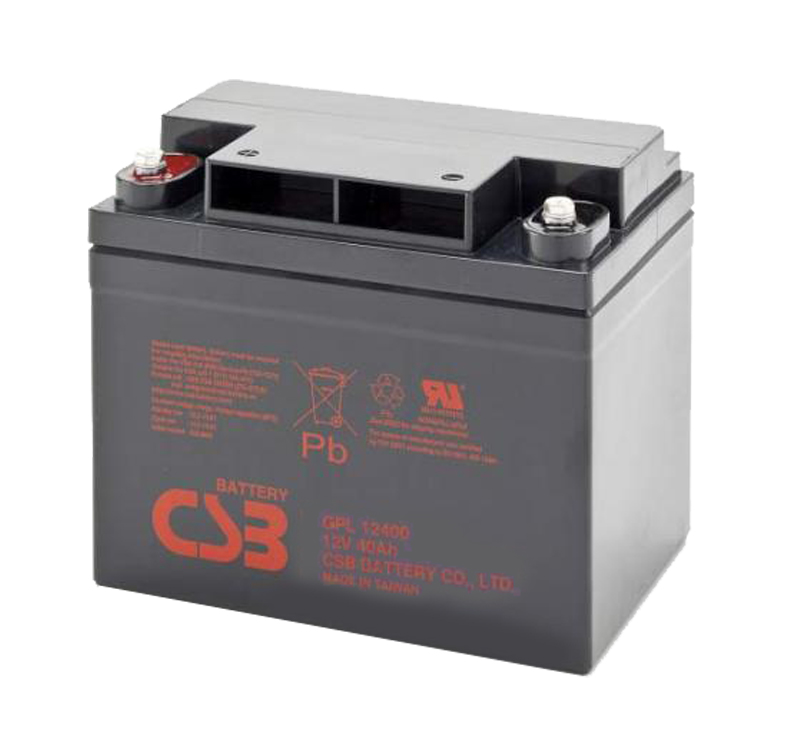 CSB GPL12400 12V 40AH 10 Year Life Battery | MDS Battery