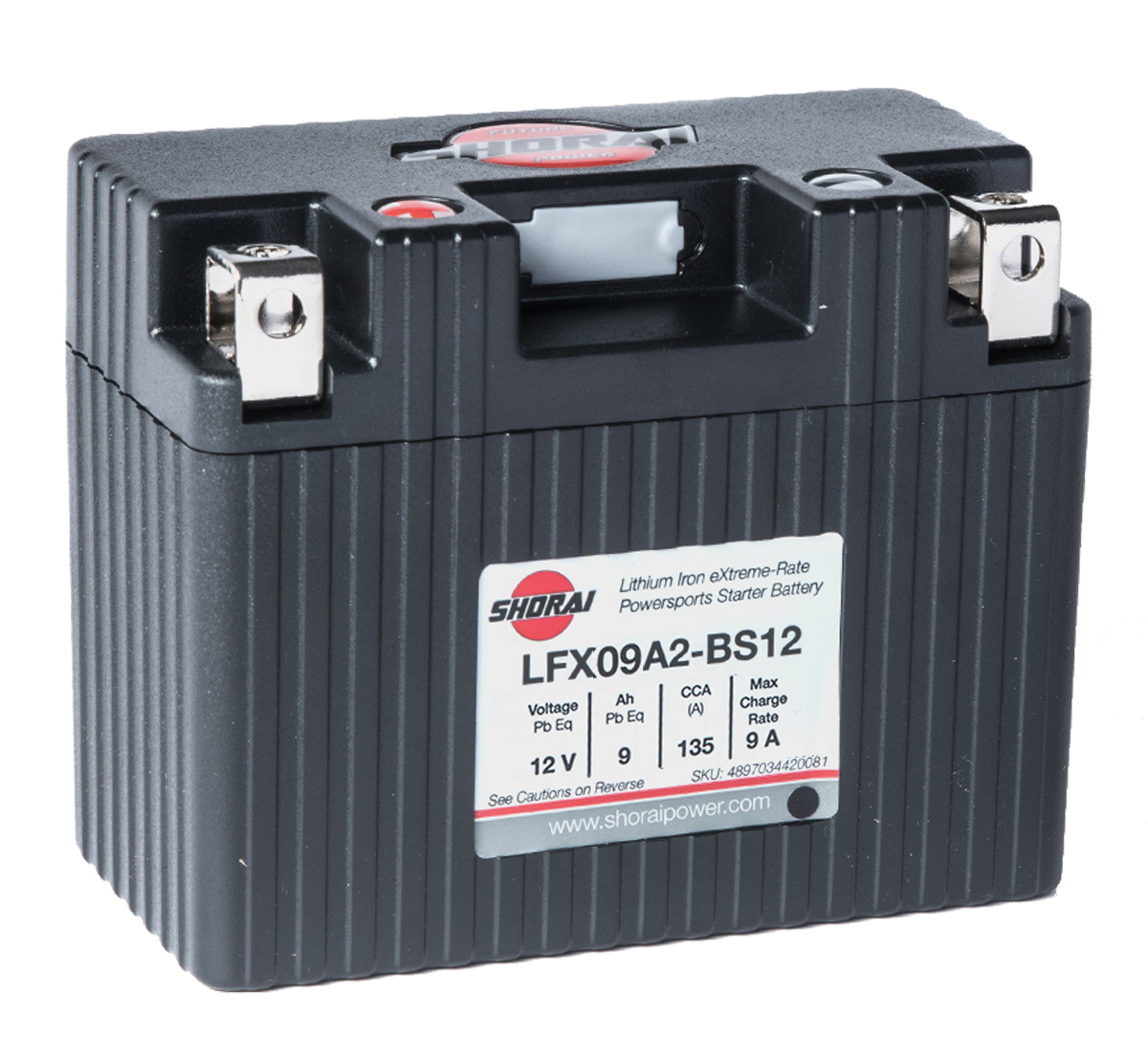 Shorai LFX09A2-BS12 12V Lithium Motorcycle Battery Inc Free Delivery | MDS Battery